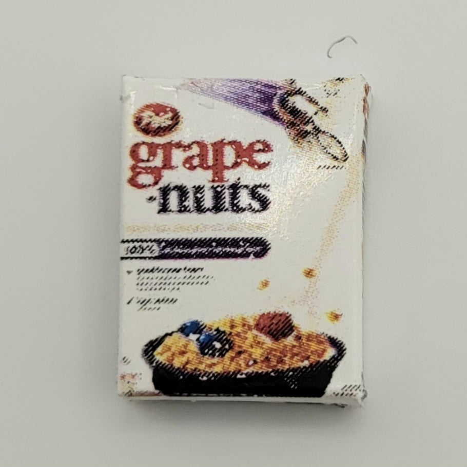 Grape Nuts Cereal Box - Paper - 1/12 Scale Dollhouse Miniature ...