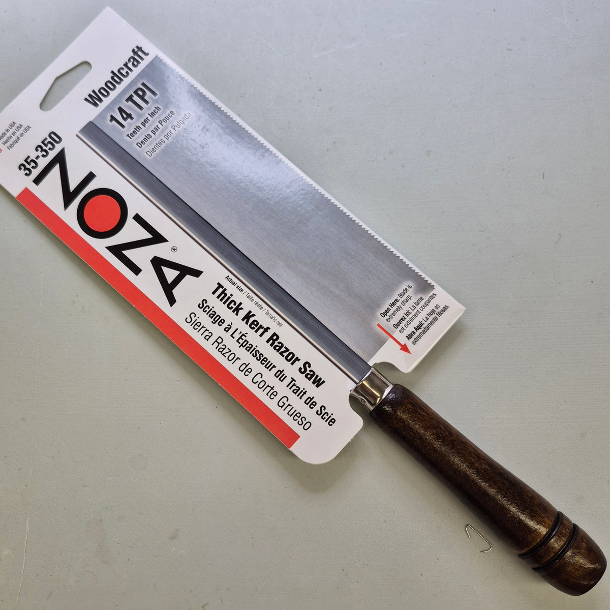 Woodcraft Thick Kerf Razor Saw - 14 TPI - Zona – Freedom Miniatures