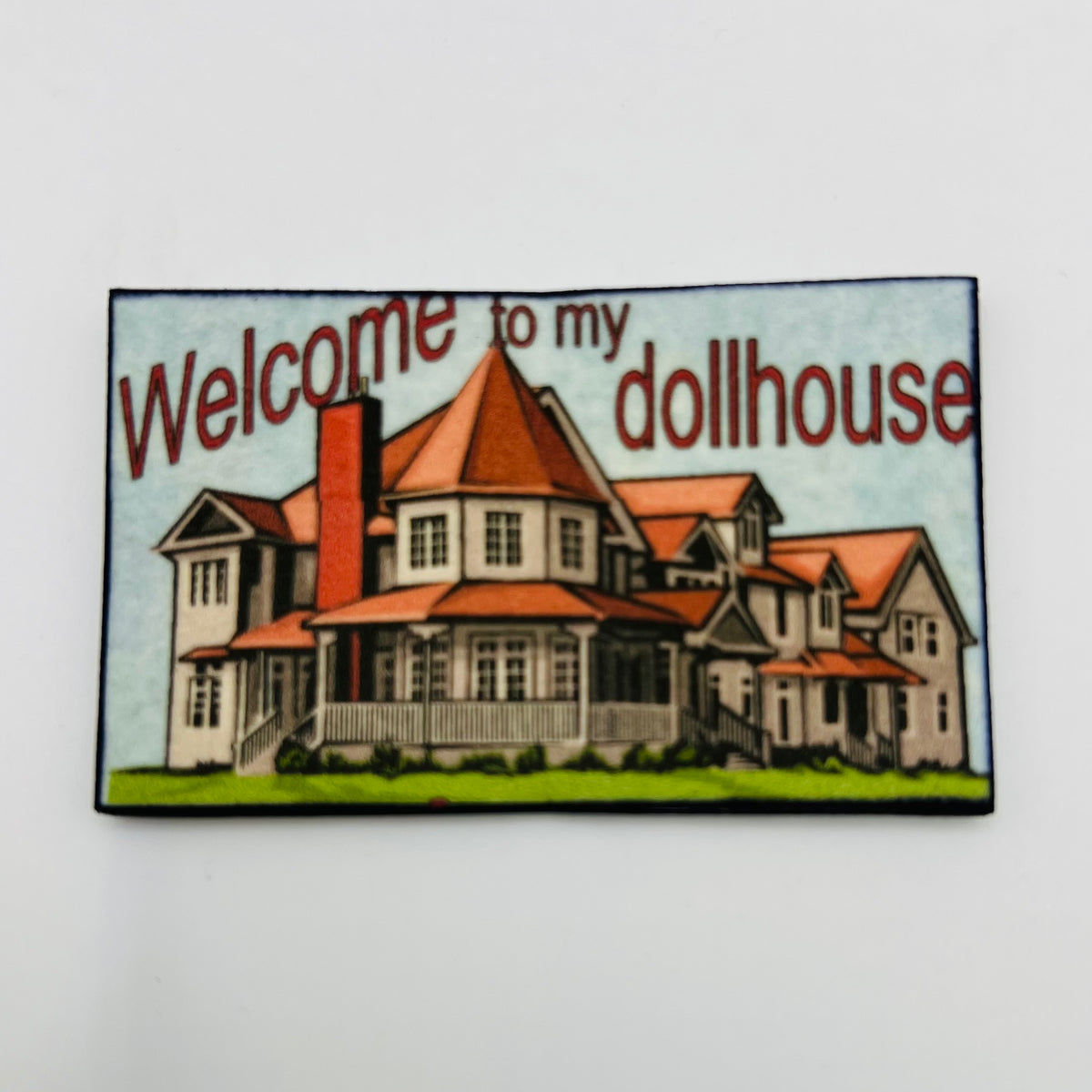 "Welcome to my Dollhouse" Welcome Mat - 1/12 Scale Miniature – Freedom ...