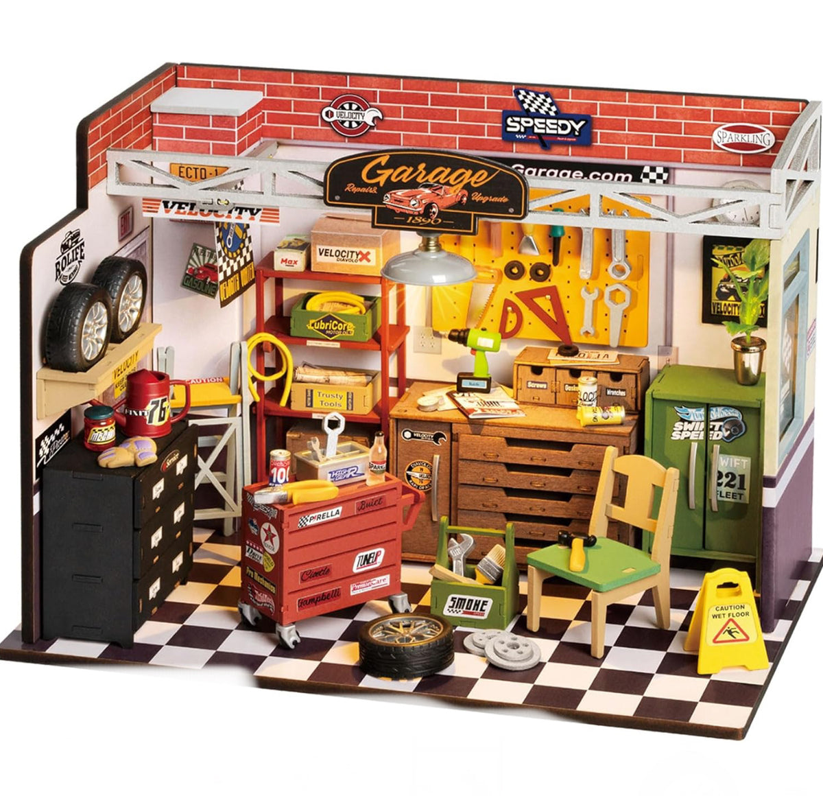Garage Workshop DIY Miniature House Kit – Freedom Miniatures