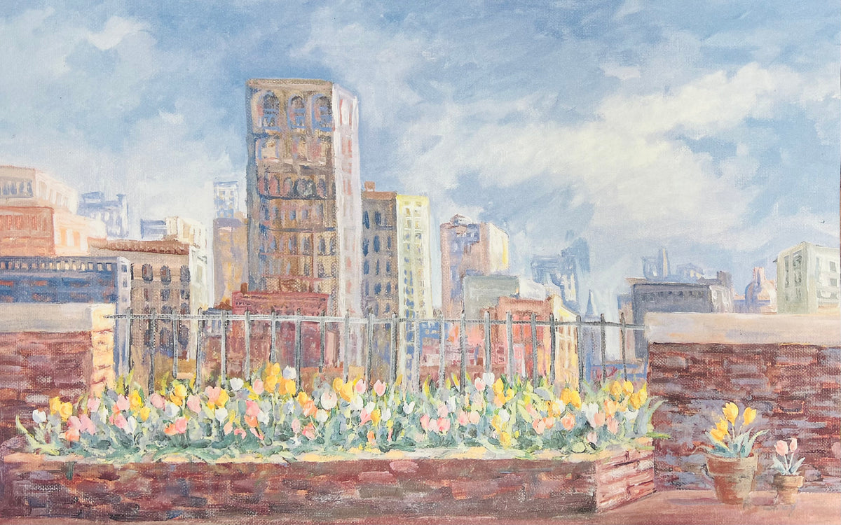 The Terrace by Alice Lacy Wallpaper Minigraphics – Freedom Miniatures