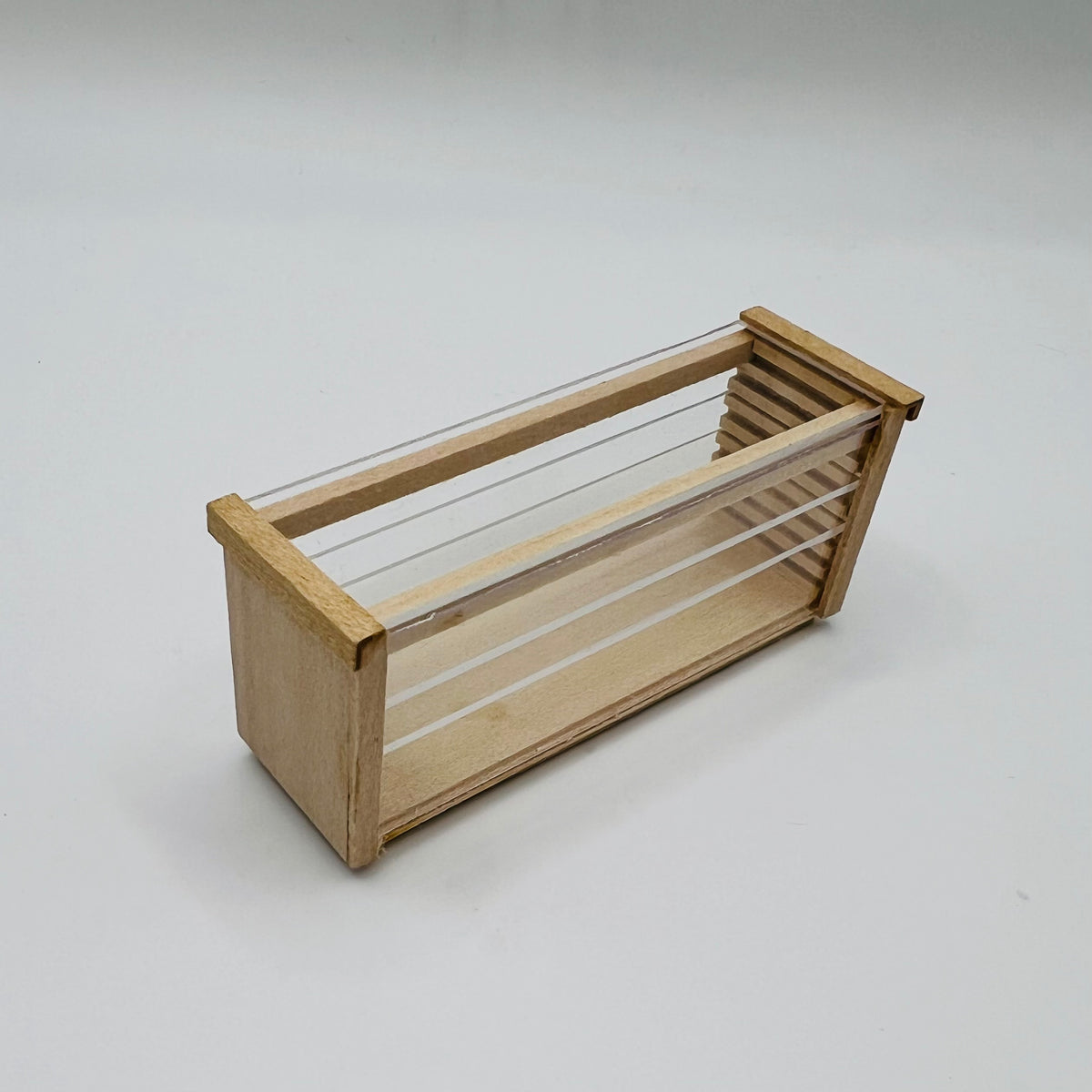 Store Display Counter with Sliding Shelves and Plexi Top - Unfinished ...