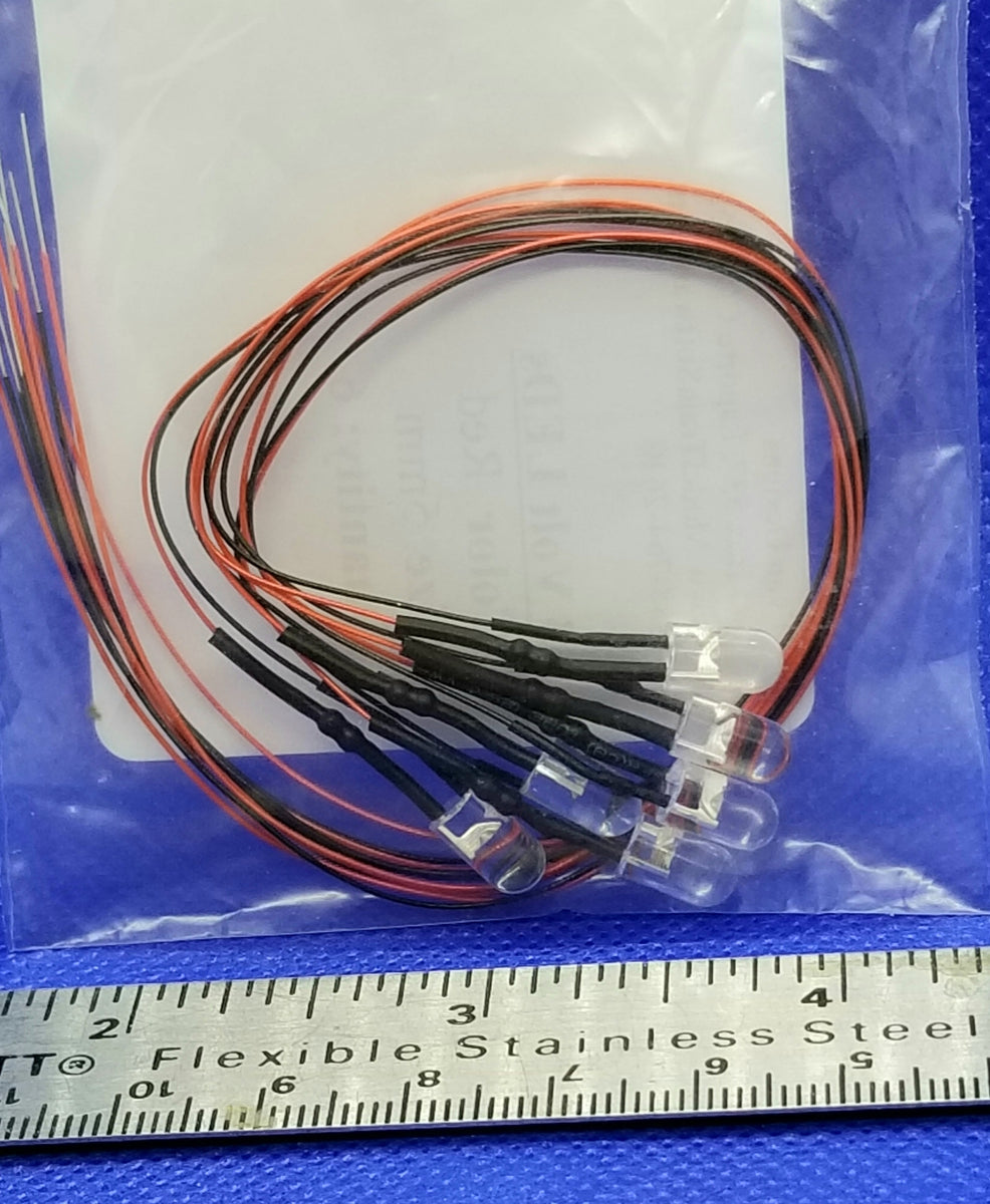 5mm 3-Volt LED - Red – Freedom Miniatures