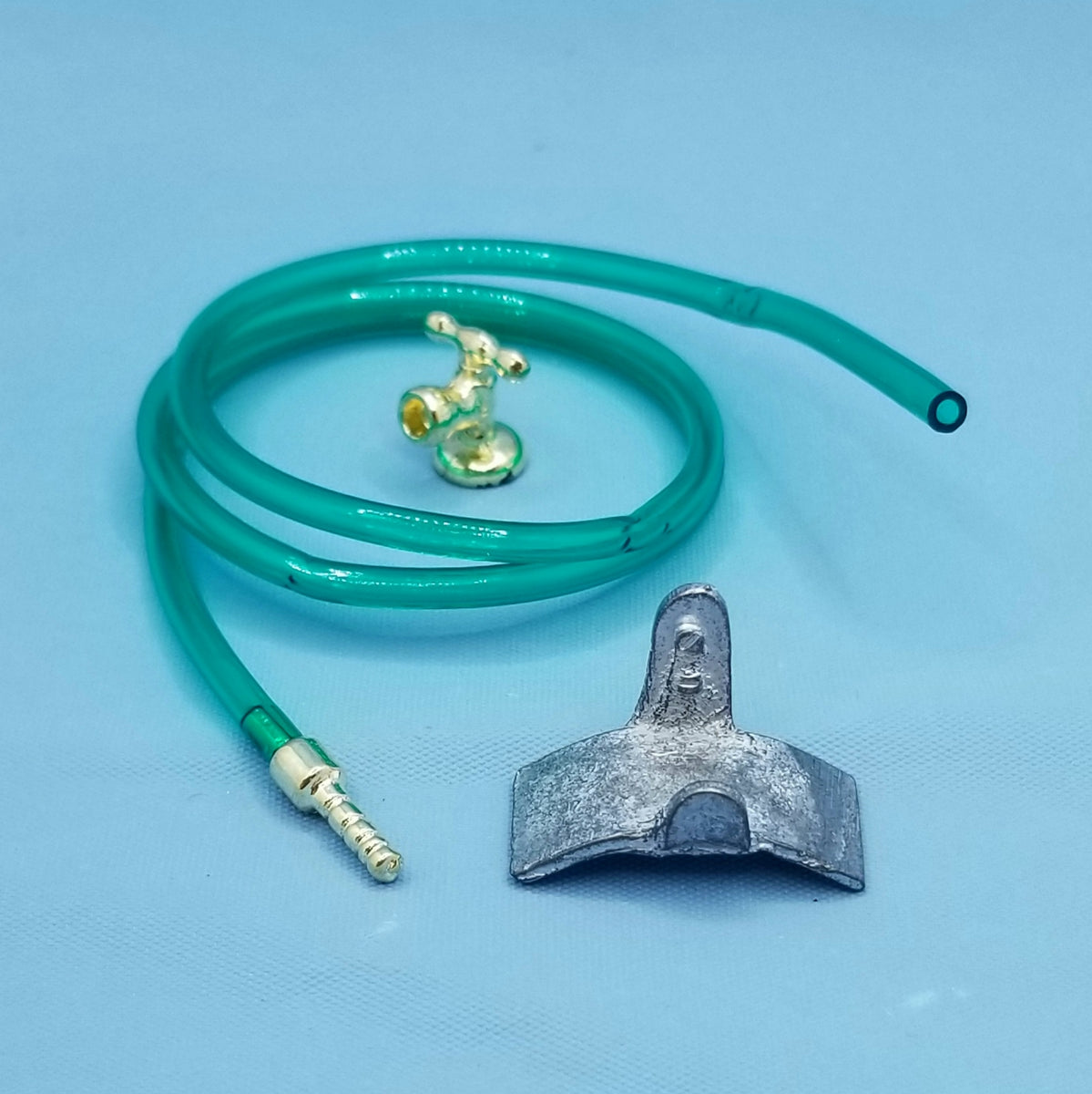 1/24 Scale Miniature - Garden Hose with Nozzle, Tap and Hose Holder ...