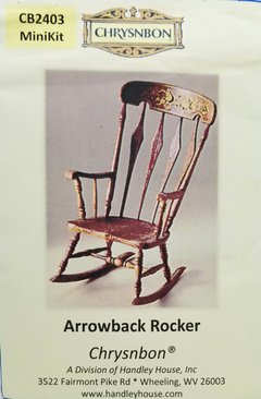Chrysnbon Arrowback Rocker Kit - 1/12 Scale Miniature – Freedom Miniatures
